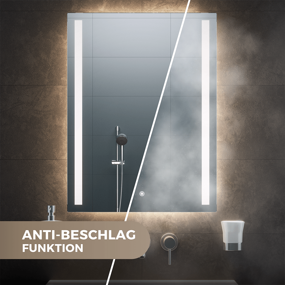 Bringer® Badspiegel mit Beleuchtung - BRS103 | Bringer-Germany